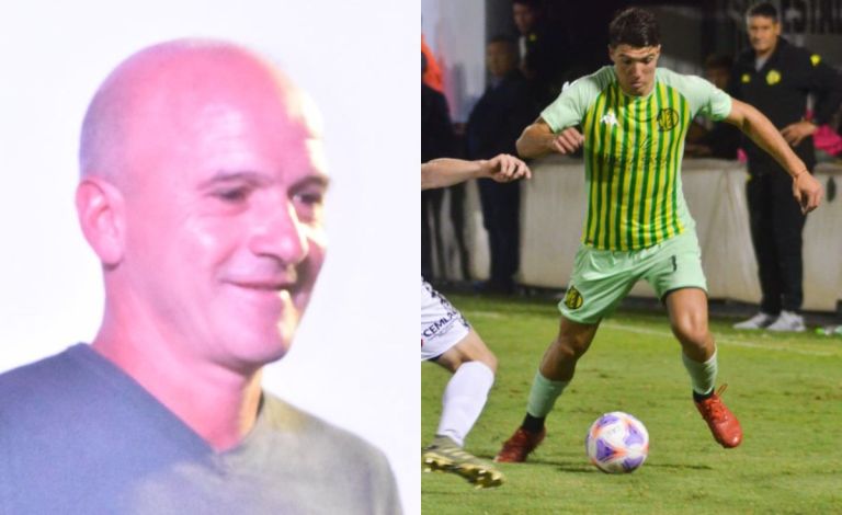 La emoción de Guillermo Panaro tras el gol del triunfo de Manuel con ...
